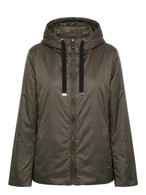 Max Mara MAX MARA Hooded Zip-Up Jacket Multicolor