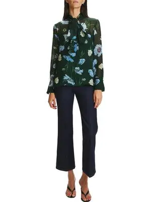Gucci Floral Silk Voile Shirt - Multicolor