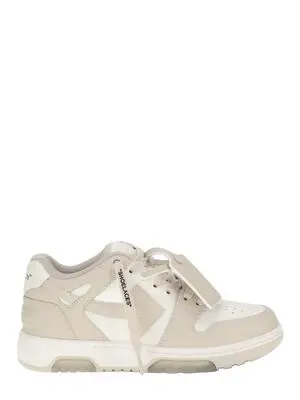 Off-White Out Of Office" Sneakers - Beige