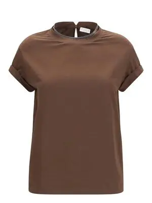 Brunello Cucinelli Cotton T-shirt - Brown