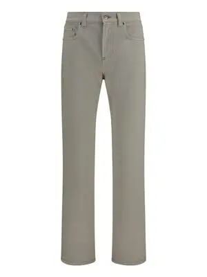 Versace Tapered Denim Jeans - Cream