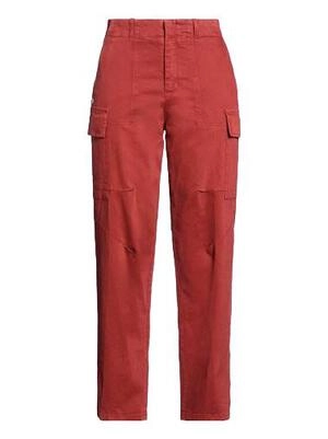 MANILA GRACE MANILA GRACE Cotton Elastane Cargo Pants Rust