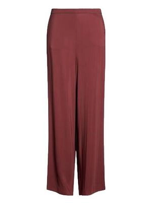 MANILA GRACE Viscose And Elastane Wide-leg Pants - Red