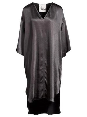 8PM Midi Dress Charcoal Polyester - Grey