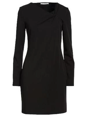 LE STREGHE Mini Dress Size Polyester, Elastane - Black