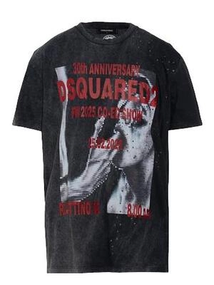 Dsquared2 T-shirt Size Cotton - Black