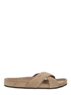 WALES BONNER Sandals Sand Size Leather - Grey