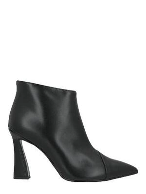 NILA & NILA Synthetic Material Pointed Toe Ankle Boots - Black