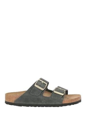 BIRKENSTOCK Sandals Charcoal Size Leather - Grey