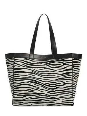 ANINE BING Medium Rio Tote - Zebra