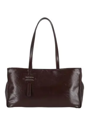 Marhen.j Marhen.j Anna Compact Vegan Leather Tote Bag Brown
