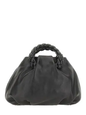 Hereu Bombon Braid Detailed Small Crossbody Bag - Black