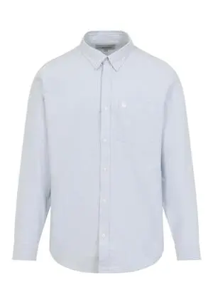 Carhartt Work In Progress L/s C-logo Shirt - White