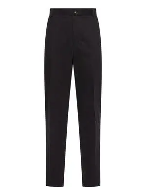 Moncler Tailored Cotton Pants - Black