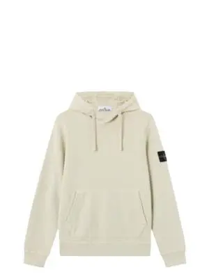 Stone Island Regular-fit Hooded Sweatshirt - Sand