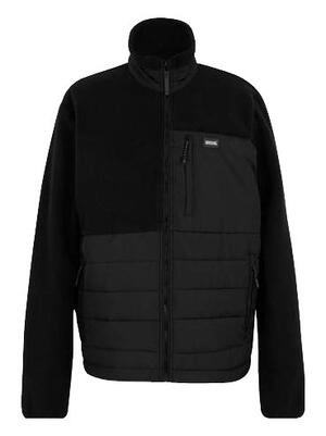 REGATTA Frankie Borg Full Zip Hybrid Jacket - Black