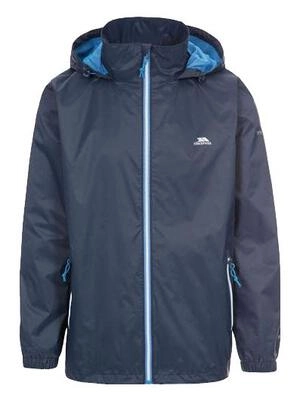 TRESPASS Trespass Briar Waterproof Jacket With Contrast Mesh Lining Navy