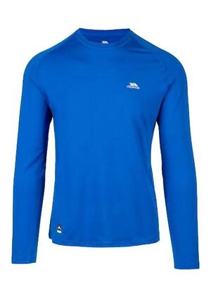 TRESPASS Nate Long Sleeve Base Layer Top - Blue