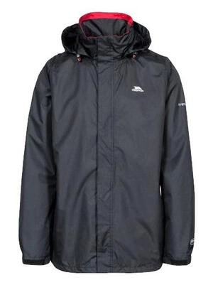 TRESPASS Fraser Ii Waterproof Jacket - Black
