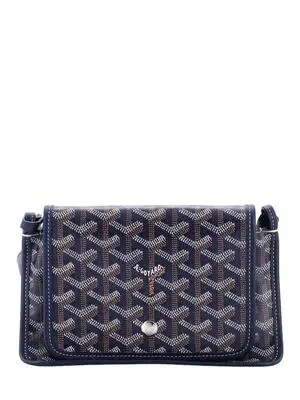 Goyard Plumet Clutch Wallet Coated Canvas - Blue