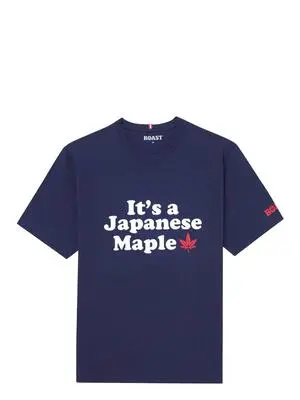 Boast Japanese Maple Leaf Tee Navy