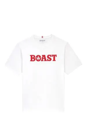 Boast Tee - White Red