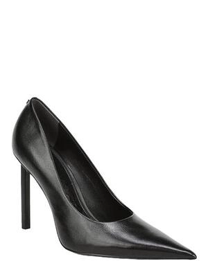 Sam Edelman Talula Pointed Toe Stiletto Pumps - Black Leather