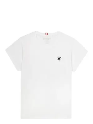 Boast Boast Pima Cotton T-Shirt With Embroidered Logo White