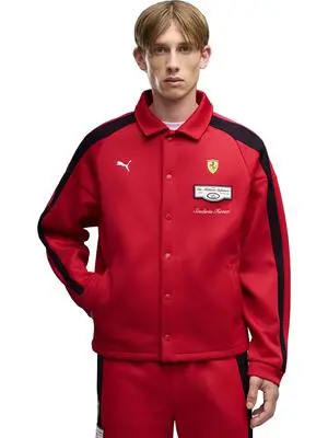 PUMA Scuderia Ferrari T7 Track Jacket - Red