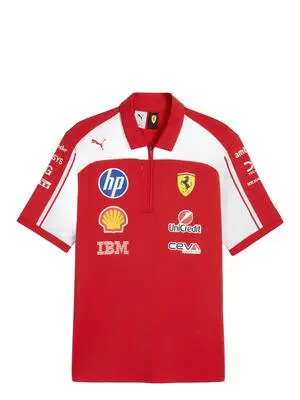 PUMA Scuderia Ferrari Replica Authentic Polo Shirt - Red