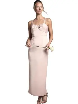 Coast Sweetheart Bow Maxi Dress - Blush