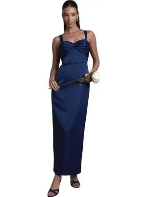 Coast Sweetheart Bow Maxi Dress - Navy