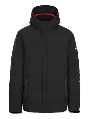 TRESPASS Habbton Quilted Padded Jacket With Hood - Black