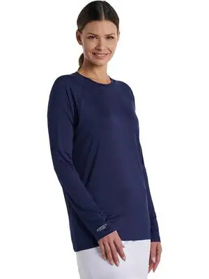 Coolibar Suntect Shield Performance Long Sleeve T-shirt - Navy