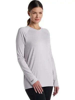 Coolibar Suntect Shield Performance Long Sleeve T-shirt - Sleek Grey
