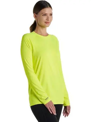Coolibar Suntect Shield Performance Long Sleeve T-shirt - Yellow