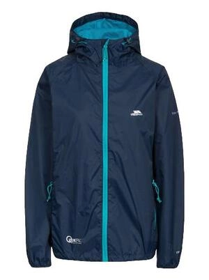 TRESPASS Qikpac Packaway Waterproof Jacket - Navy