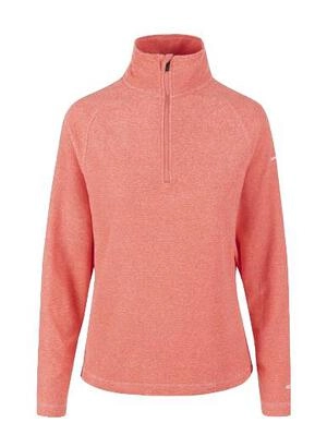TRESPASS Meadows Fleece Half-zip - Peach Blush