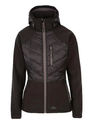 TRESPASS Elvira Soft Shell Jacket - Black