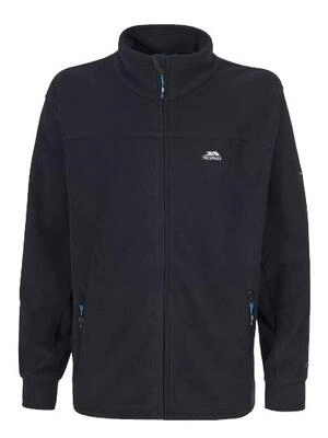 TRESPASS Bernal Full Zip Fleece Jacket With Airtrap Technology - Black