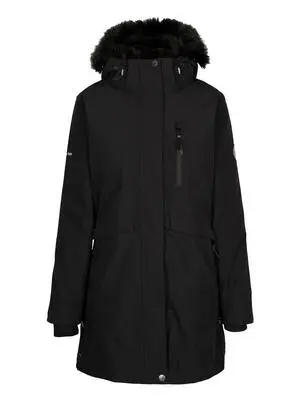 TRESPASS Zambel Tp75 Waterproof And Windproof Parka Jacket - Black