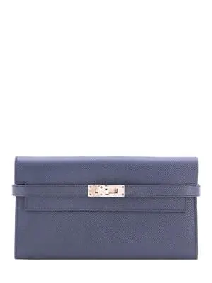 HERMÈS Kelly Wallet Verso Epsom Long