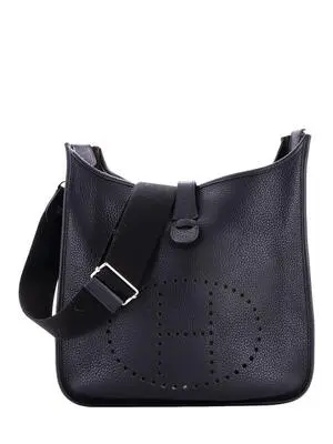 Hermès Evelyne Bag Gen Iii Clemence Gm - Black