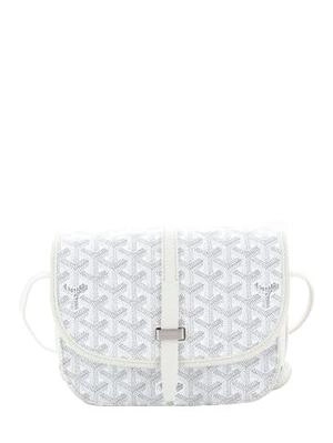 Goyard Belvedere Ii Messenger Bag Coated Canvas Pm - White