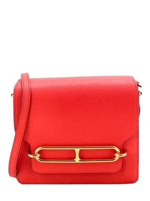 Hermès Roulis Bag Evercolor 18 - Red