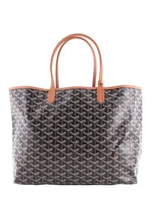 Goyard Saint Louis Tote Coated Canvas Pm - Brown