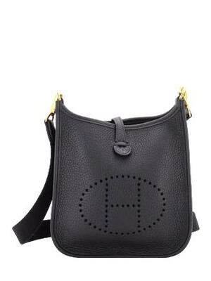 Hermès Evelyne Bag Gen Iii Clemence Tpm - Black