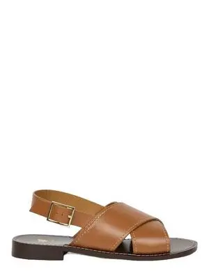 BOBBIES Bobbies Zita Flat Sandals Camel