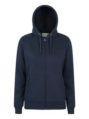 Mountain Warehouse Dalton Fleece Lined Full Zip Hoodie - Navy