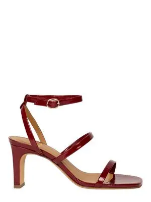 BOBBIES Casey Heeled Sandals - Cherry Gloss